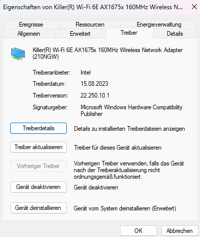 Intel Killer Intelligence Center "Dienst wird nicht ausgeführt ...